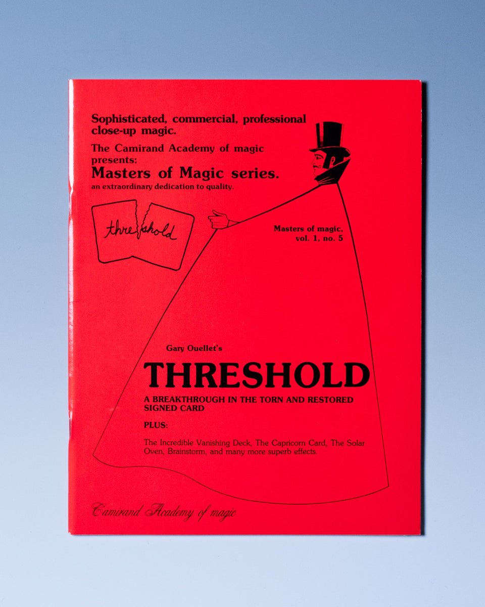Threshold Gary Ouellet – Tannen's